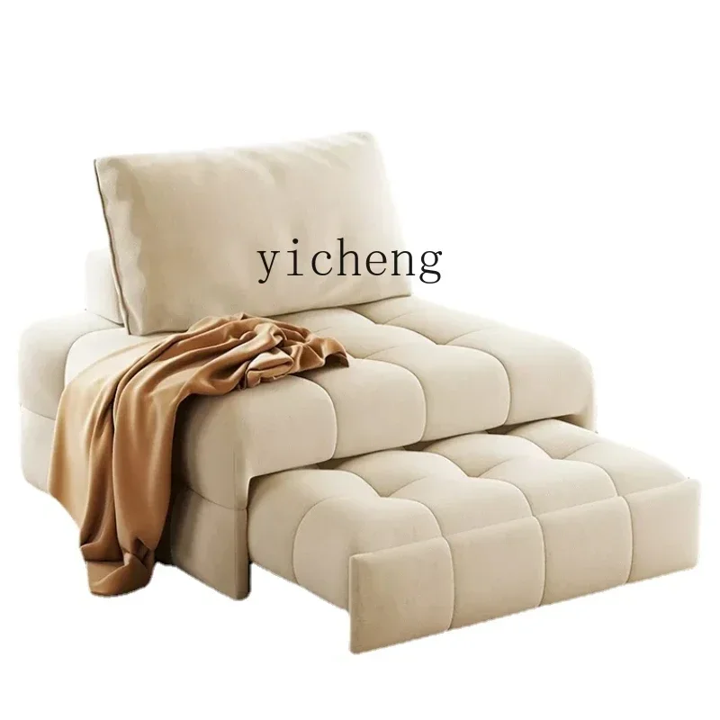 ZC-Sofa-Bed-Single-Seat-Dual-Use-Living-Room-Study-Faux-Leather-Cat ...