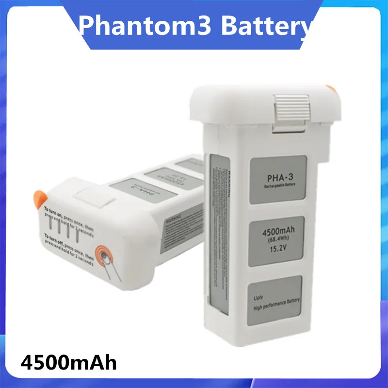 For Phantom 3 Battery Compatible Phantom 3 Pro 4500mah 15.2v Flight ...