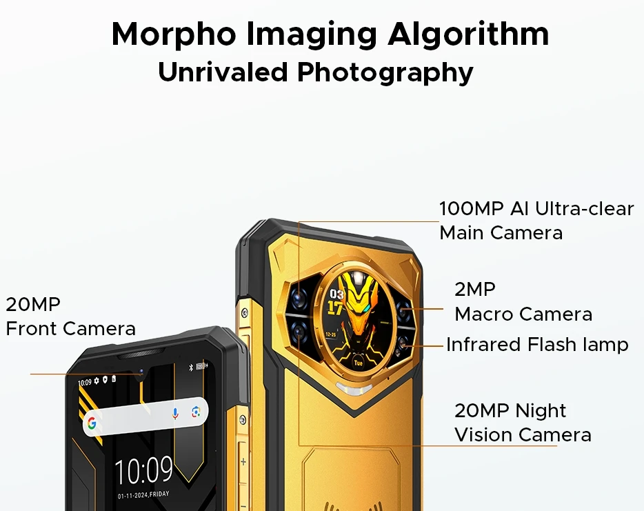 2025 Doogee S200Xcpu Dimensity 7050 120Hz 6.72-Inch 5G Smartphone ...