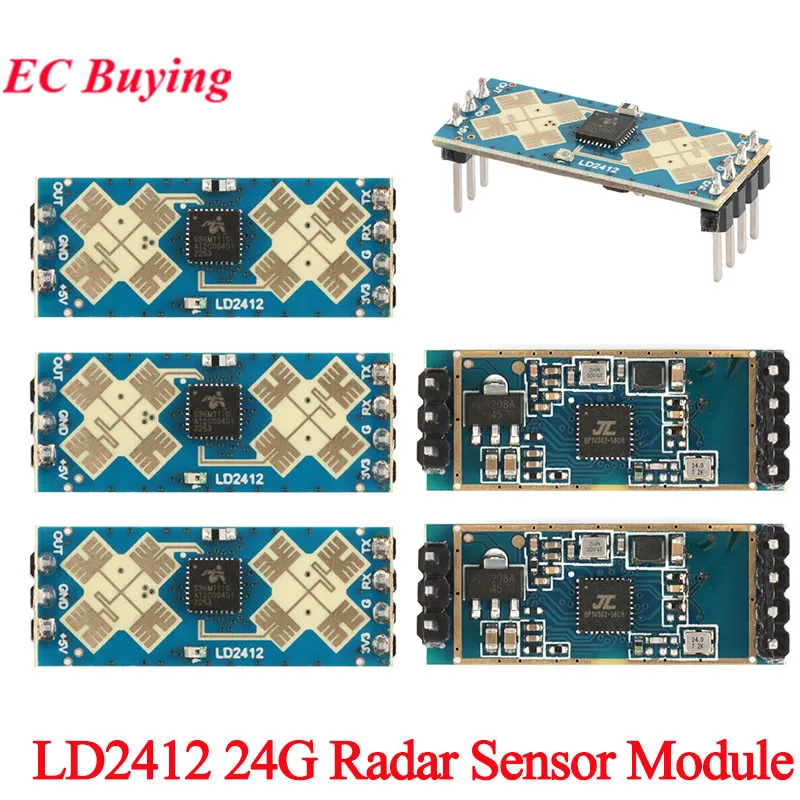 5Pc-1pc-LD2412-24G-Human-Presence-Sensing-Radar-Sensor-Module-Wide ...