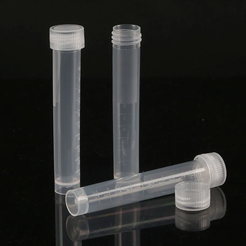 10pcs-10ML-Graduated-Plastic-Graduated-Cryogenic-Refrigeration-Tube ...