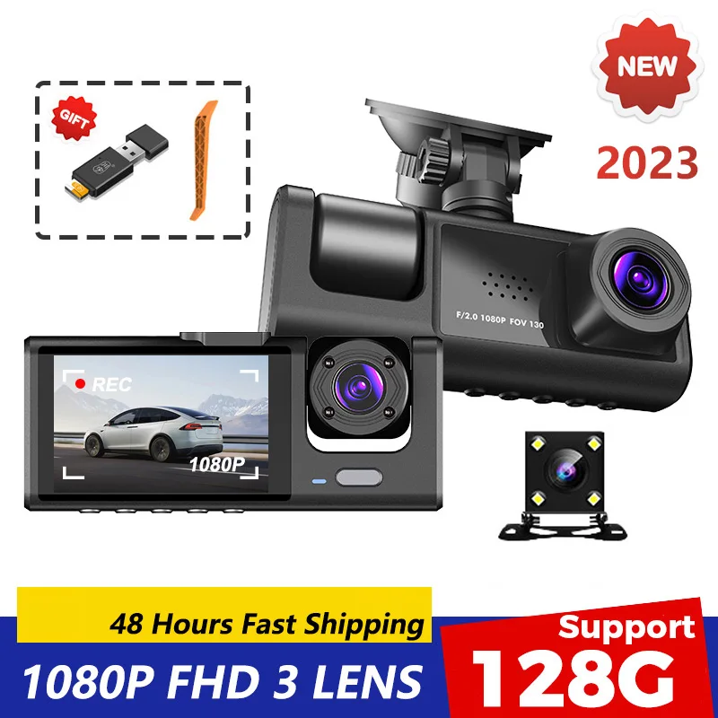 FHD-1080P-Car-Video-Recorder-3-in-1-Dash-Cam-Car-DVR-Dashcam-Rear-View ...