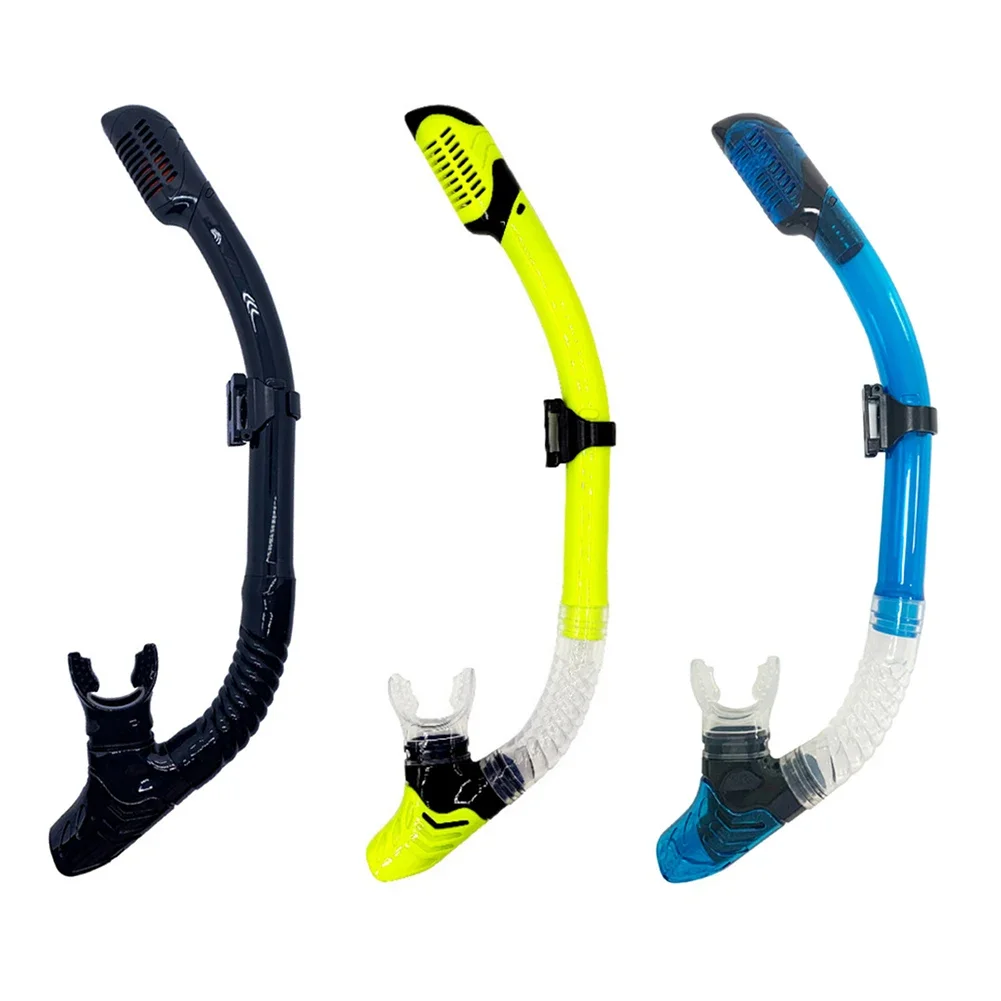 Diving Snorkel Silicone Full Dry Underwater Diving Air Breathing Tube ...
