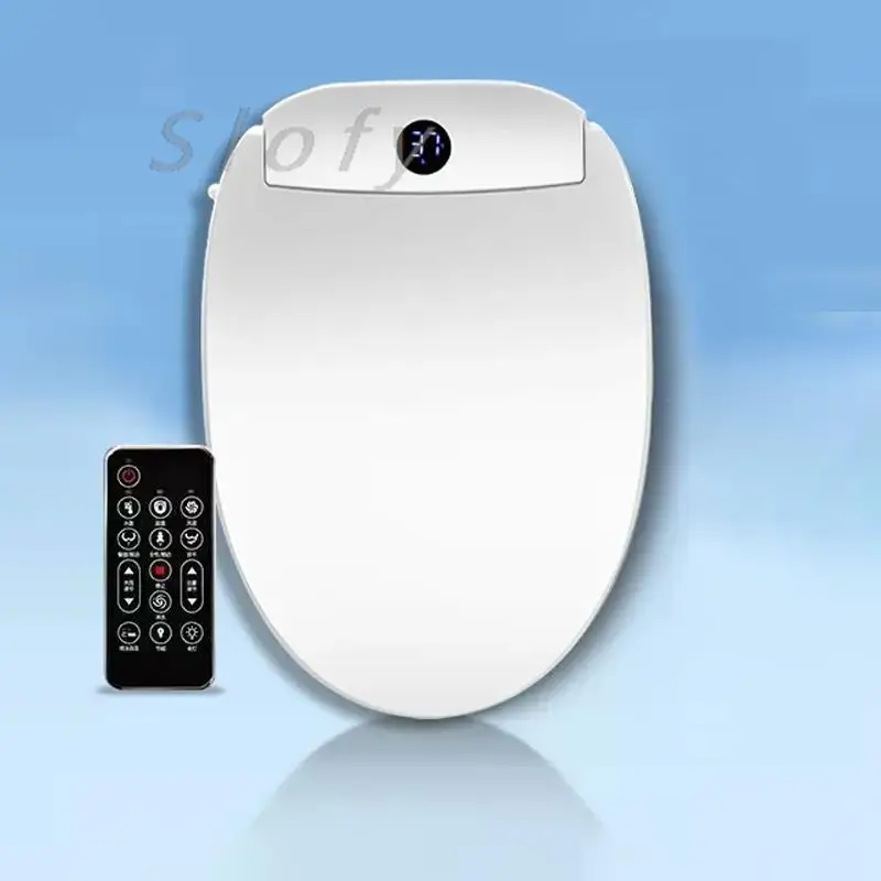Smart-Toilet-Bowl-Remote-Control-Toilet-Cover-Dryer-Water-Wind-Adjust ...