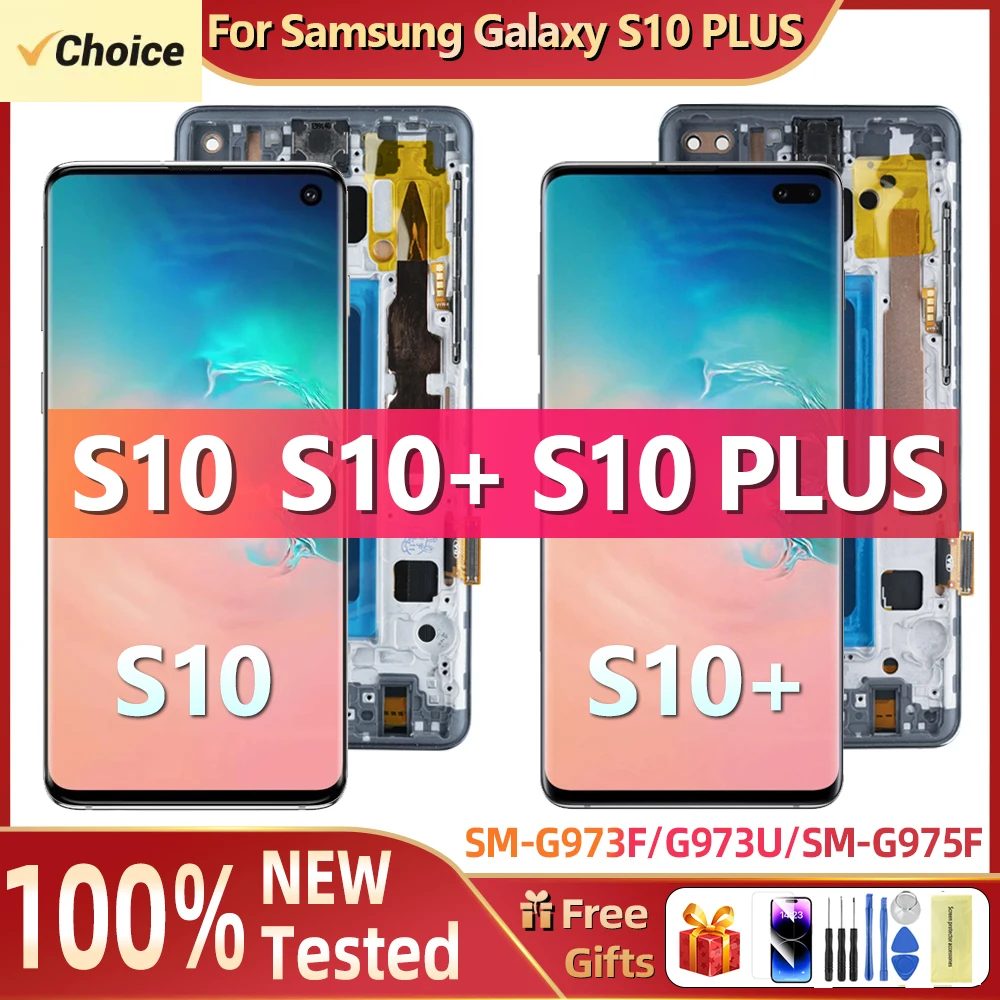 TFT-S10-Screen-Replacement-For-Samsung-Galaxy-S10-Plus-G975F-Lcd ...