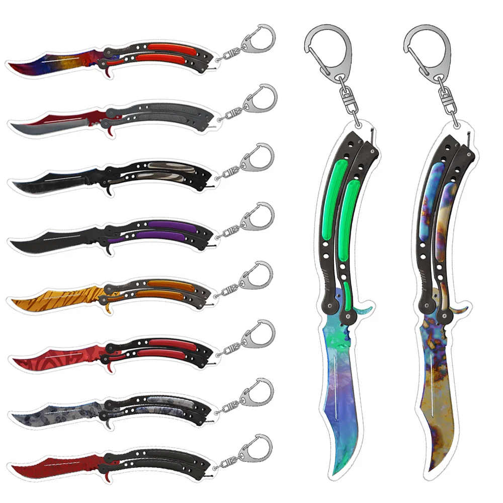 CS2 CS GO game Knives Butterfly Knife Gamma Doppler Forest DDPAT Marble ...