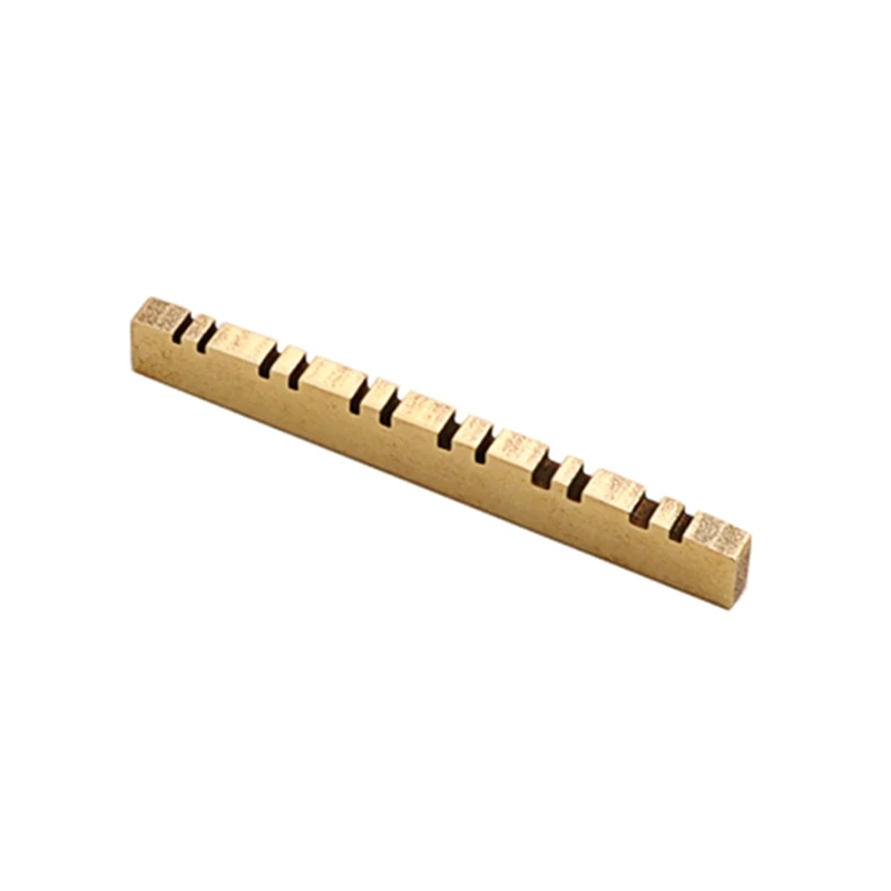 Brass-Slotted-12-String-Guitar-Nut-Acoustic-Guitar-Nuts-For-Acoustic ...