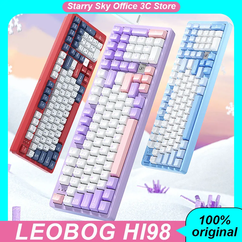 LEOBOG-Hi98-Mechanical-Keyboard-Wired-Aluminum-Alloy-RGB-Hot-Swap ...
