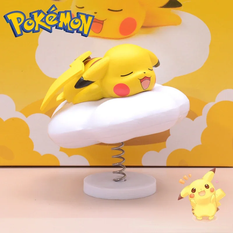 Pokemon-Pikachu-PVC-Cartoon-Figure-Doll-Kawaii-Anime-Car-Interior ...