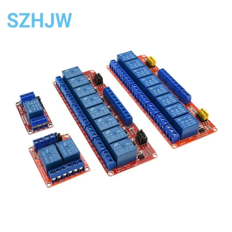 1-2-4-8-Channel-5V-12V-24V-Relay-Module-Board-Shield-with-Optocoupler ...