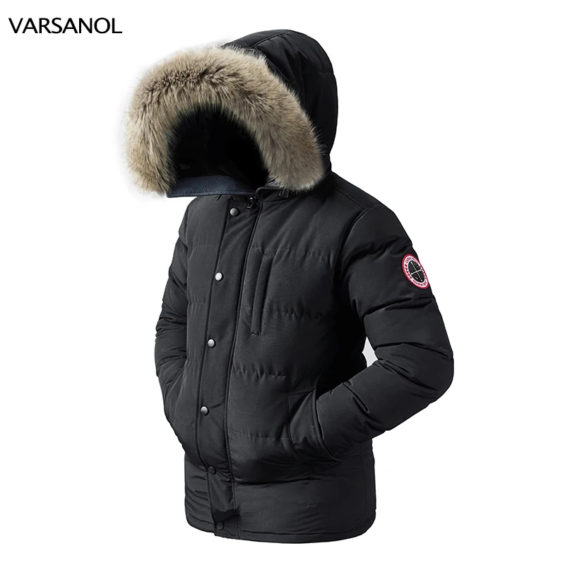 Varsanol-30-Graden-Winter-Donsjack-Mannen-Parka-Jas-Windjack-Dikke ...