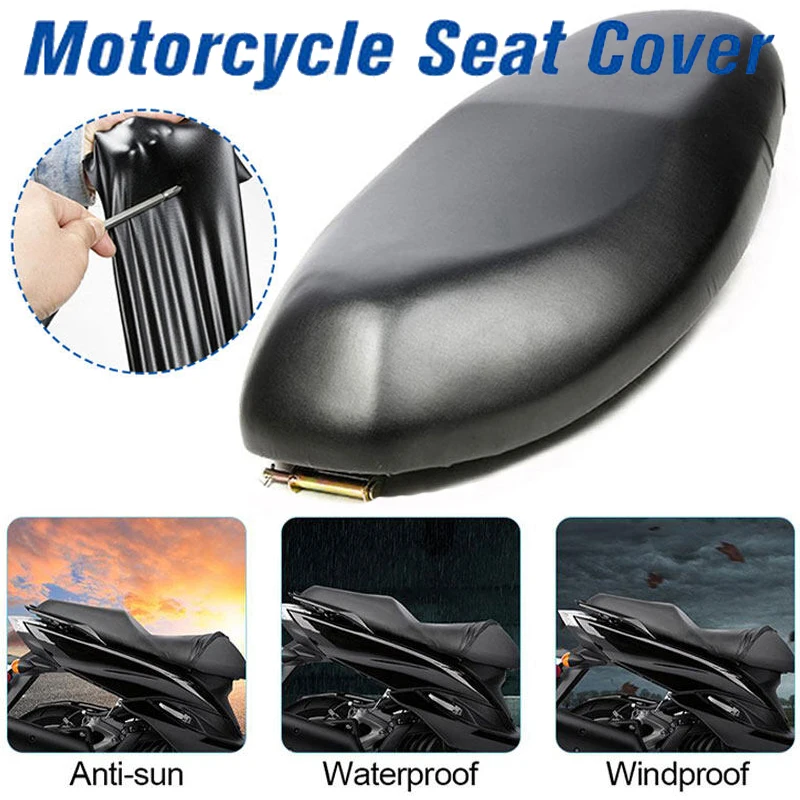 80-88cm-Motorcycle-Seat-Cushion-Covers-Universal-Elastic-PU-Leather ...