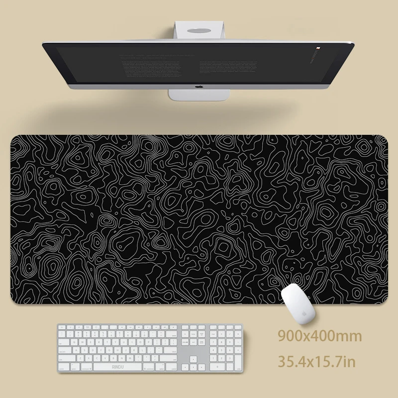 Black-And-White-Large-Mouse-Mat-Mousepad-Big-Gamer-Mousepads-50x100cm ...
