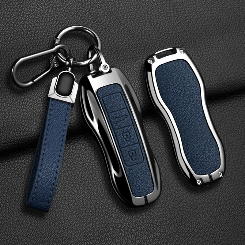 Zinc Alloy Car Key Case Cover Shell Fob For Porsche Panamera Spyder ...