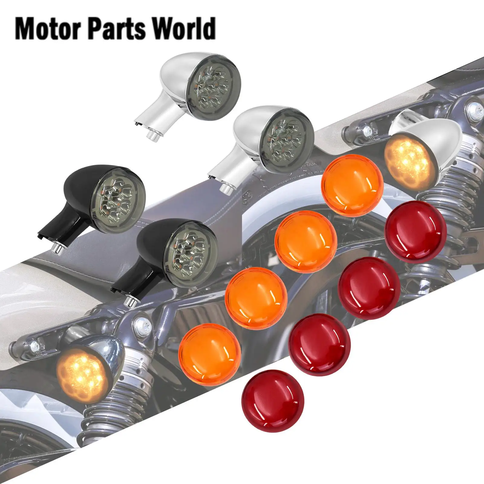 Rear-Turn-Indicators-Lamps-Motorcyce-Signals-LED-Lights-Brake-For ...
