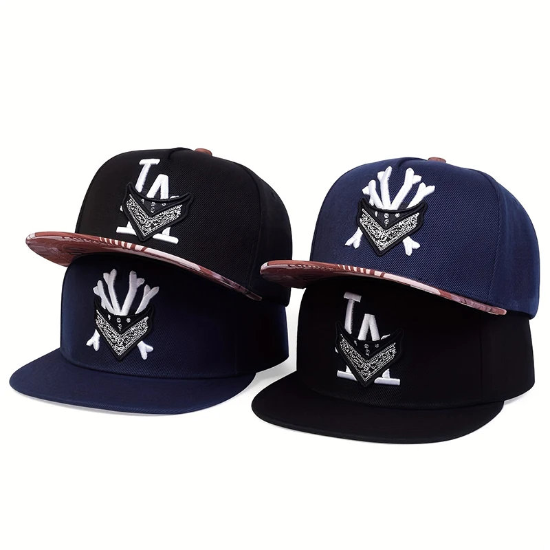fashion-Cap-Los-Angeles-snapback-Hat-black-visor-adult-Hip-Hop-Caps ...