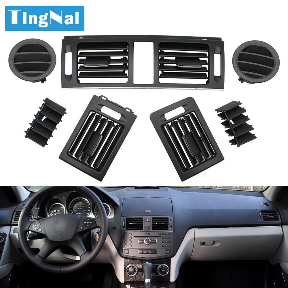 Lhd Rhd W204 Console Air Conditioner Ac Vent Grille Panel For Mercedes ...