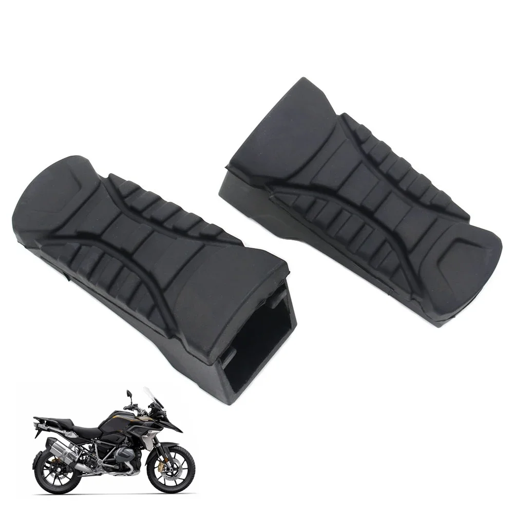 Pair-Motorcycle-Rear-Footpeg-Plate-Footrest-Rubber-Cover-fits-For-BMW ...