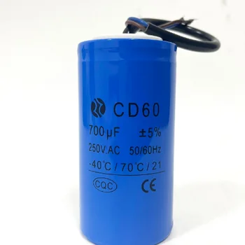 staring capacitor CD60 700UF 250V heavy duty electric motor starting ...
