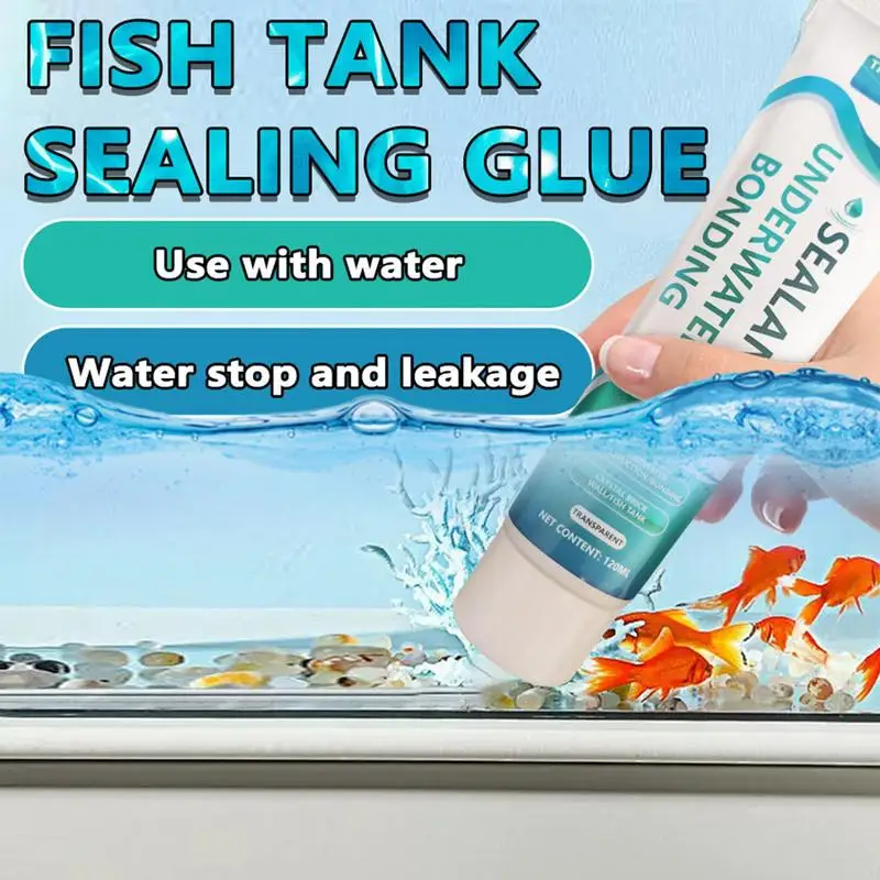120ml Aquarium Repair Adhesive Quick Drying Transparent Fish Tank ...