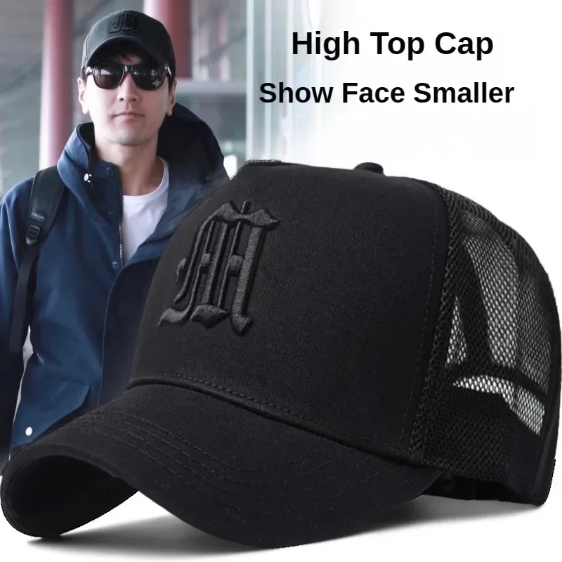 High-Top-Big-Head-Size-Baseball-Cap-for-Men-Sports-Golf-Hat-For-Women ...