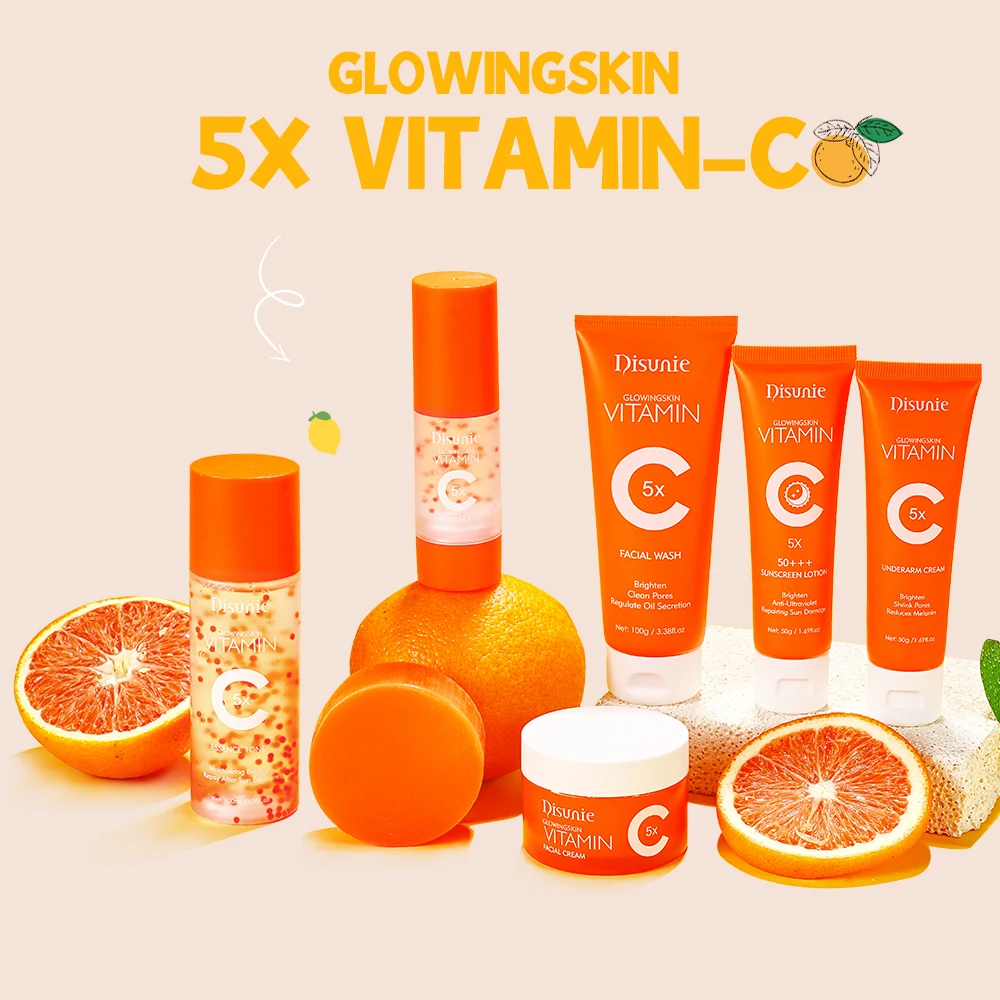 Concentrado-Vitamina-C-Skincare-Set-Clareamento-De-Col-geno-Creme ...