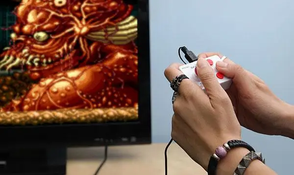 Orange - Console de jeu vidéo rétro avec 10 jeux pour Sega Arcade ...