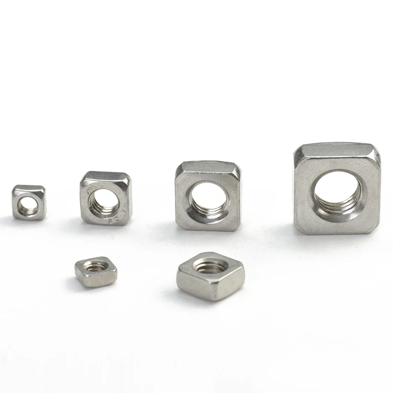 DIN557 Stainless Steel Square Nut M3 M4 M5 SS304| | - AliExpress
