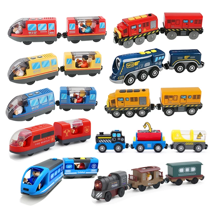 Battery-Operated-Locomotive-Electric-Train-Set-Diecast-Magnetic ...