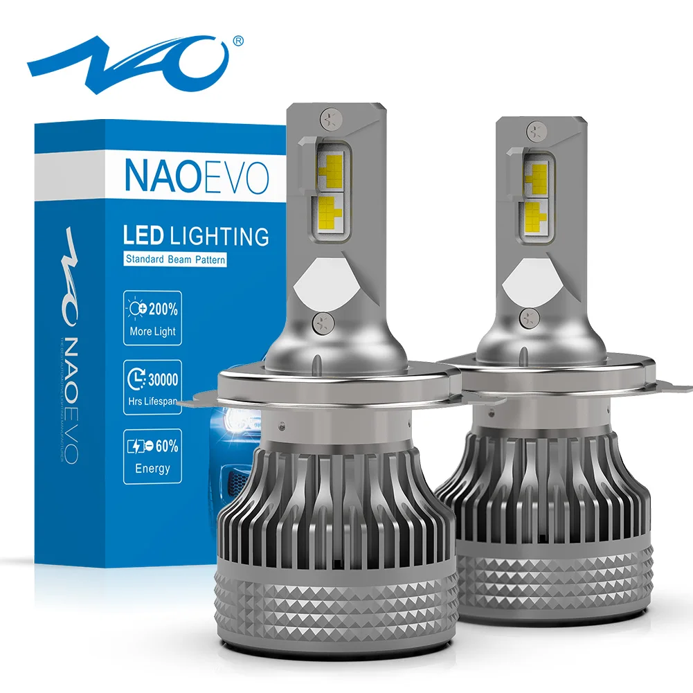 NAO-20000LM-H7-H4-H11-LED-Headlight-60W-H8-H9-HB4-HB3-9005-9006-Turbo ...