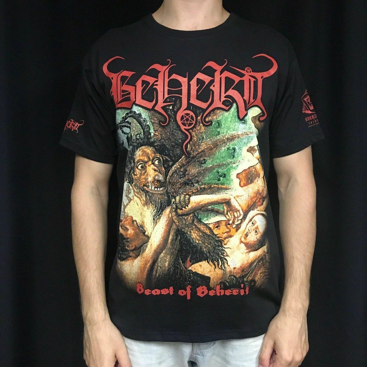 Camiseta-BEHERIT-Beast-Of-beerit-Blasphemy-Archgoat-Hellhammer ...
