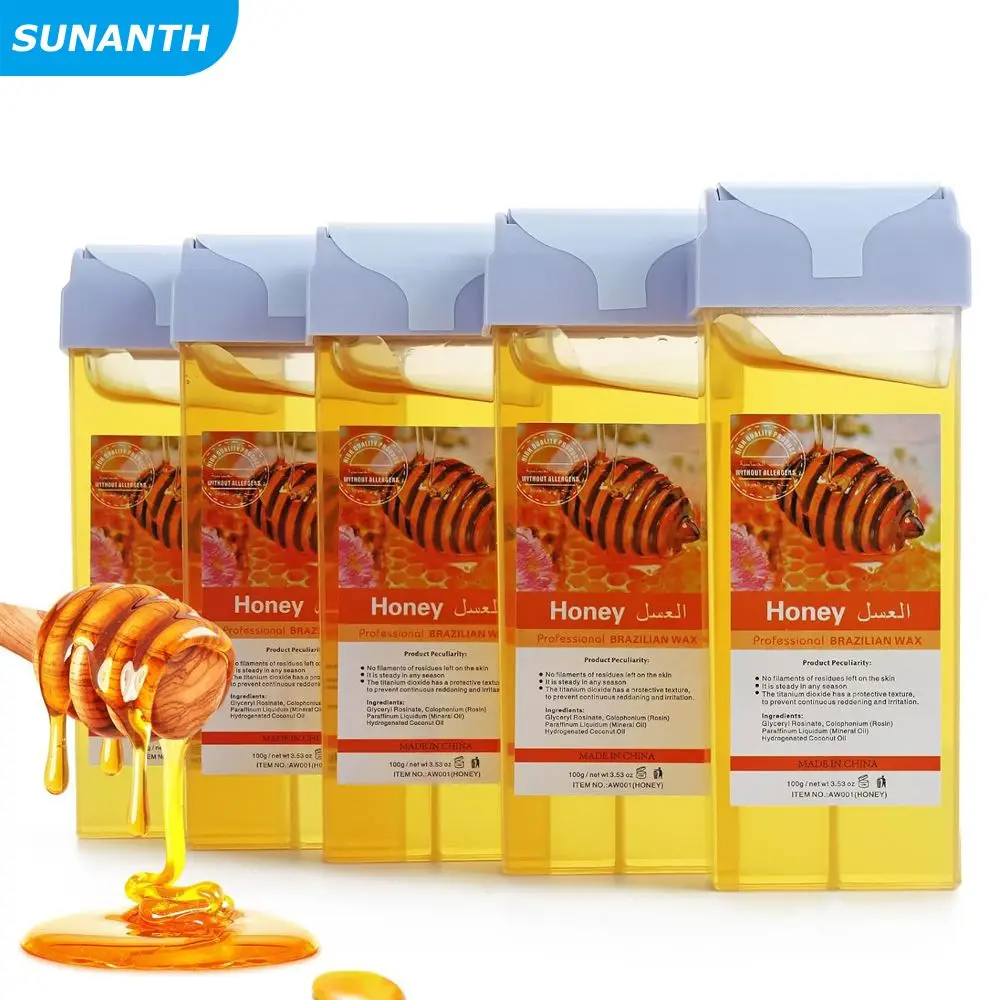 Hair Removal Wax Wax Refill Soft Wax Roller Cartridge For Roll on ...
