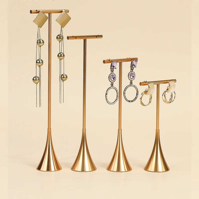Metal T Bar Earring Display Stand for Shop Selling Stud Earrings ...