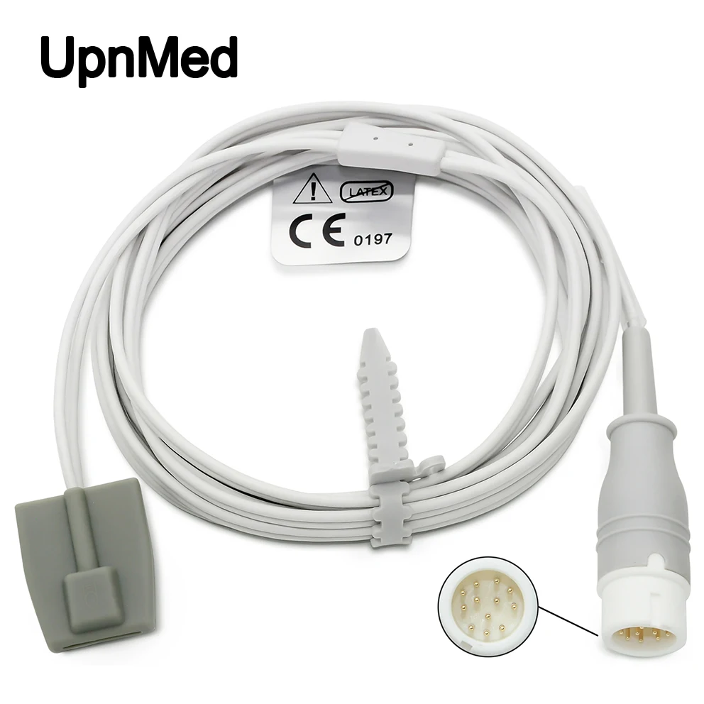 Compatible-Direct-Replacement-12pin-Spo2-Sensor-for-LUTECH-DATALYS-780 ...