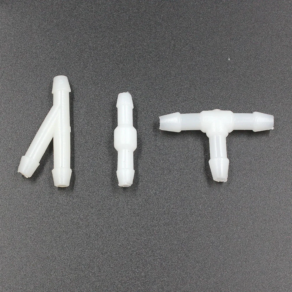 30PCS White Water Hose Connector Tube Pipe Fitting Splitter Control ...