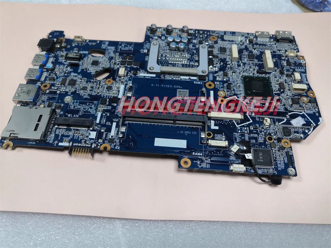 laptop motherboard FOR CLEVO P151EM NKP151EM1003 6-71-P15E0-D06 Tested ...