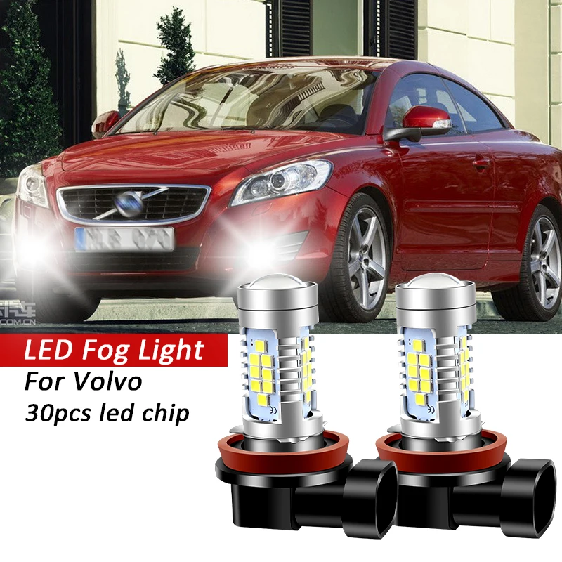 2pcs-LED-Fog-Light-Blub-H11-H8-Lamp-Canbus-No-Error-For-Volvo-C70-S40 ...