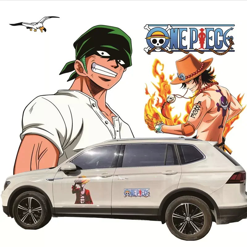 Cool-One-Piece-Anime-Sticker-Luffy-Car-Stickers-Anime-Door-Body ...