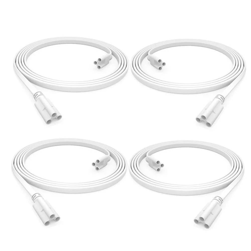 3FT-6FT-T5-T8-Double-End-3Pin-LED-Tube-Connector-Cable-Wire-T5-T8 ...