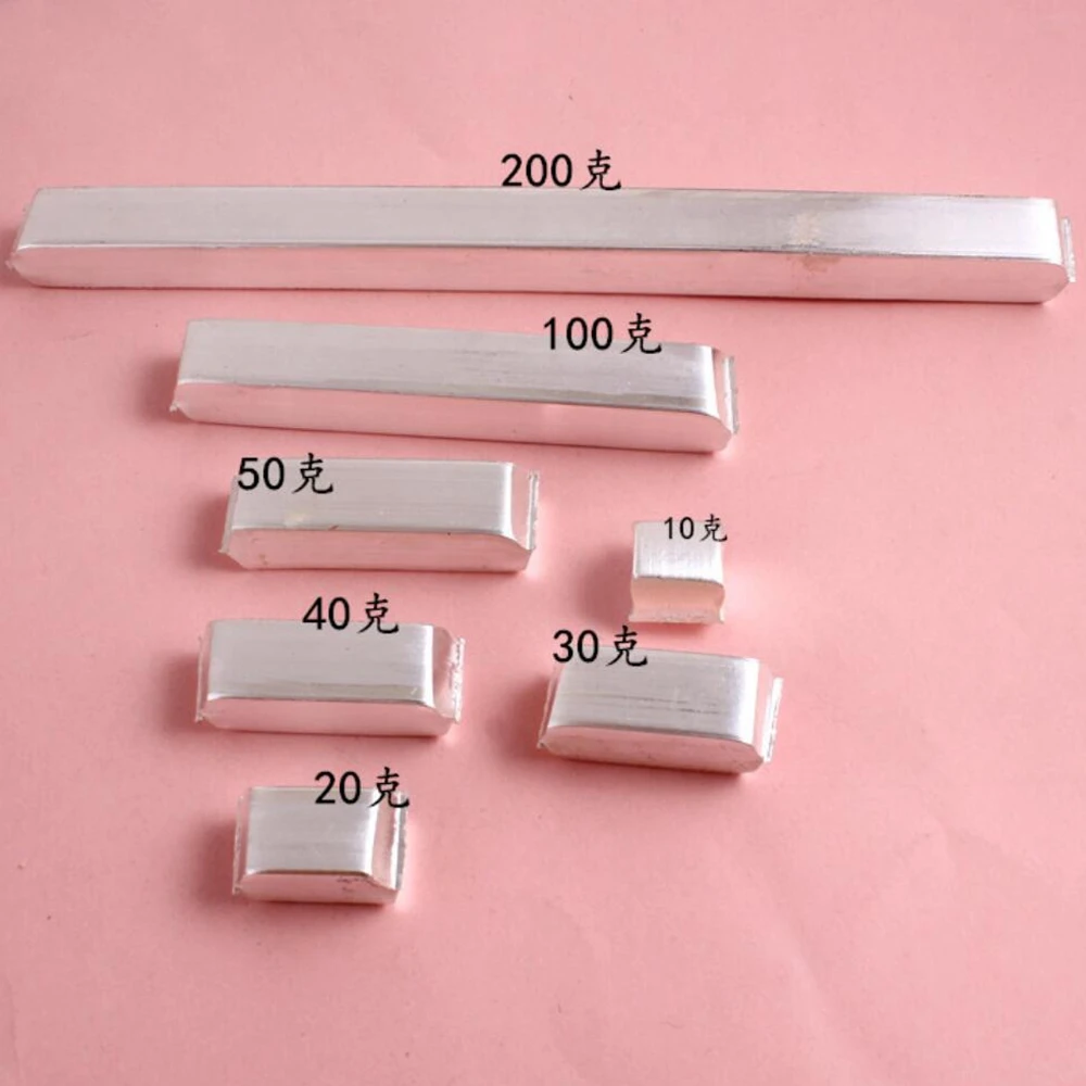 1pcs-10g-20g-30g-50g-9999-high-purity-Pure-Silver-Bars-Silver-Ingot ...