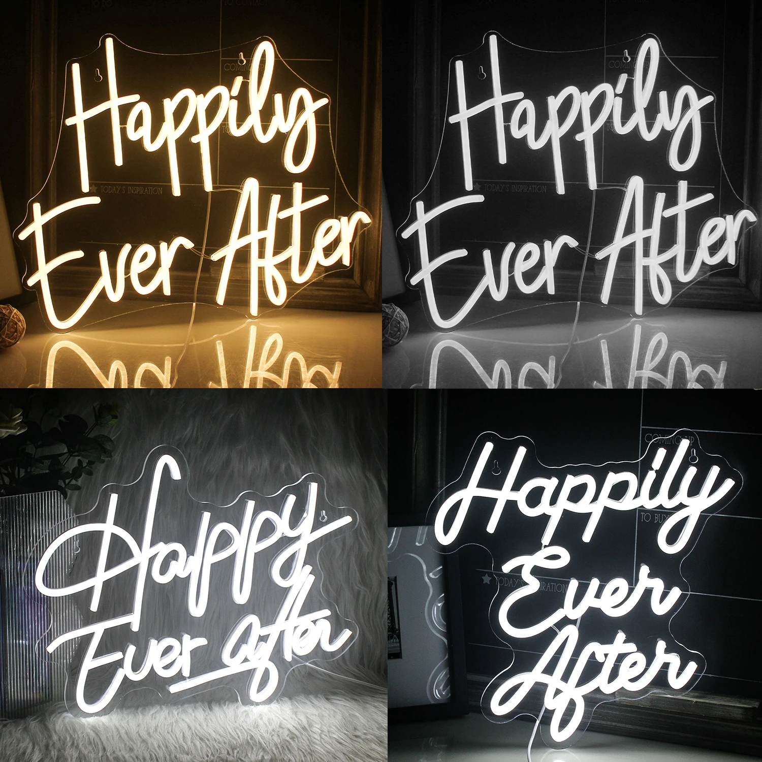 Wanxing-Happily-Ever-After-Led-Neon-Sign-For-Flexible-Light-Letter ...