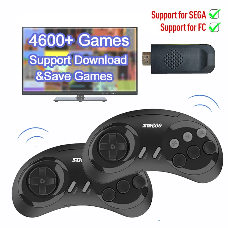 Consola-de-videojuegos-MD-de-16-bits-para-SEGA-Genesis-FC-mando-inal ...