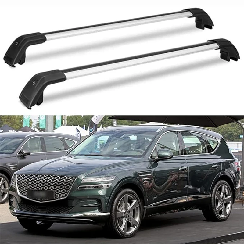 2PCS-Crossbar-Cross-Bars-Fits-for-Genesis-GV80-2021-2023-Luggage ...