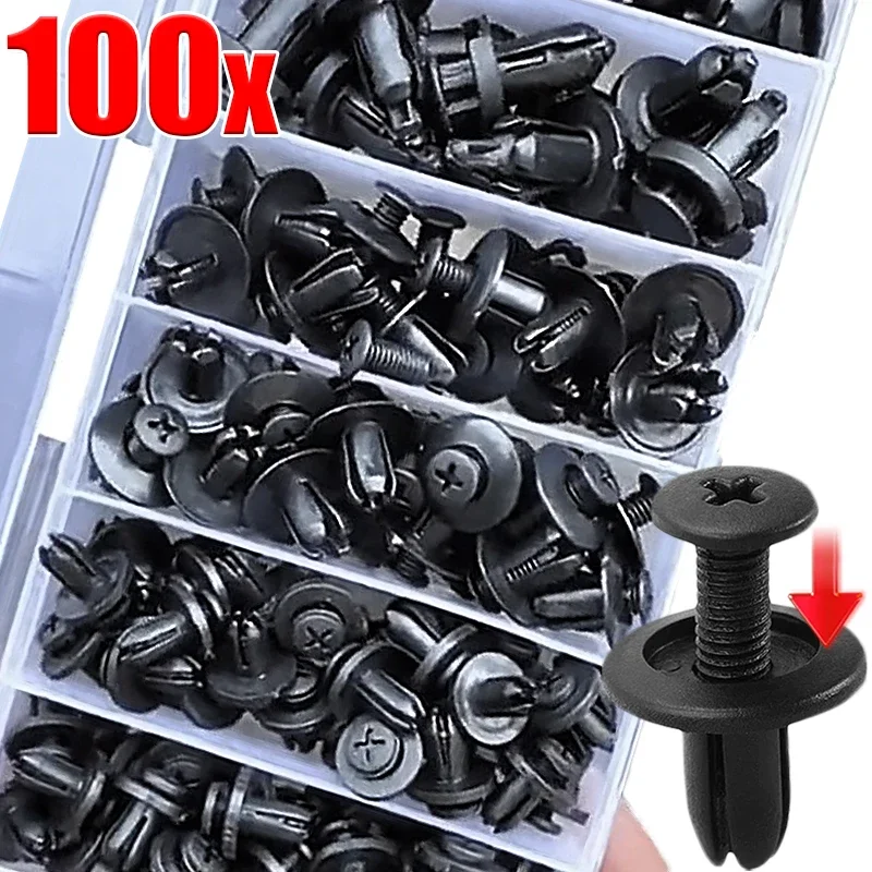 Universal-Car-Fastener-Auto-Door-Panel-Clip-Bumper-Fender-Screw ...