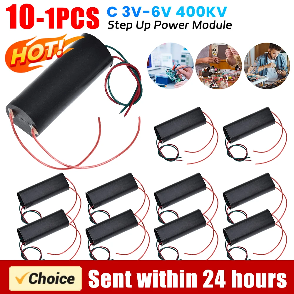 1-10PCS DC 3V-6V Boost Step Up Power Module 2A-5A 400KV High Voltage ...