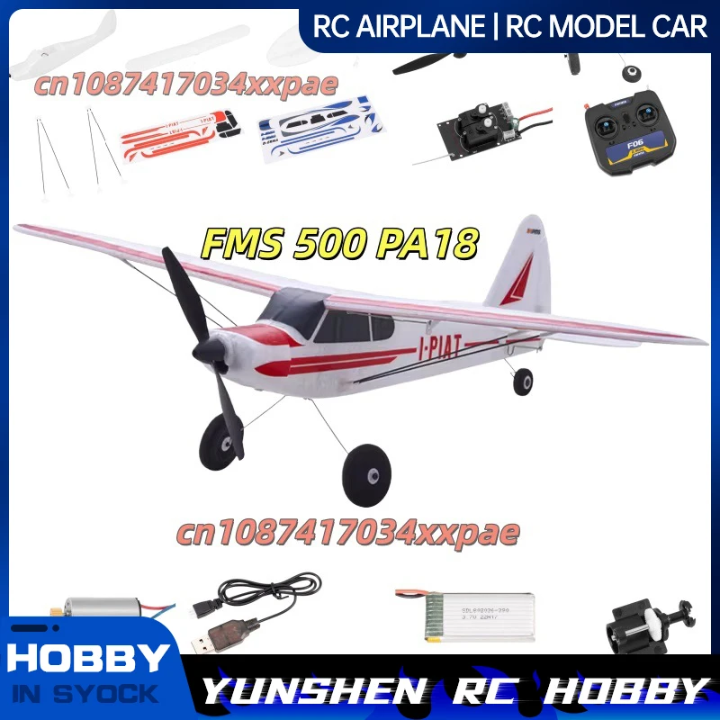 Fms 500 Pa18 Original Factory Maintenance With Fuselage, Wing ...