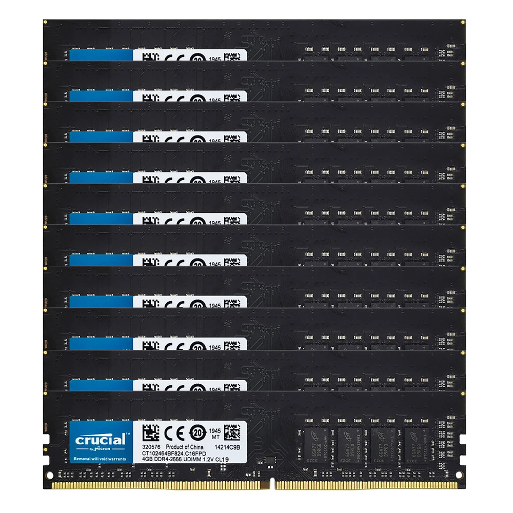 10PCS Memoria Ram DDR4 8GB GB 16 4GB 2400 2133 2666 3200 MHZ PC 17000 ...