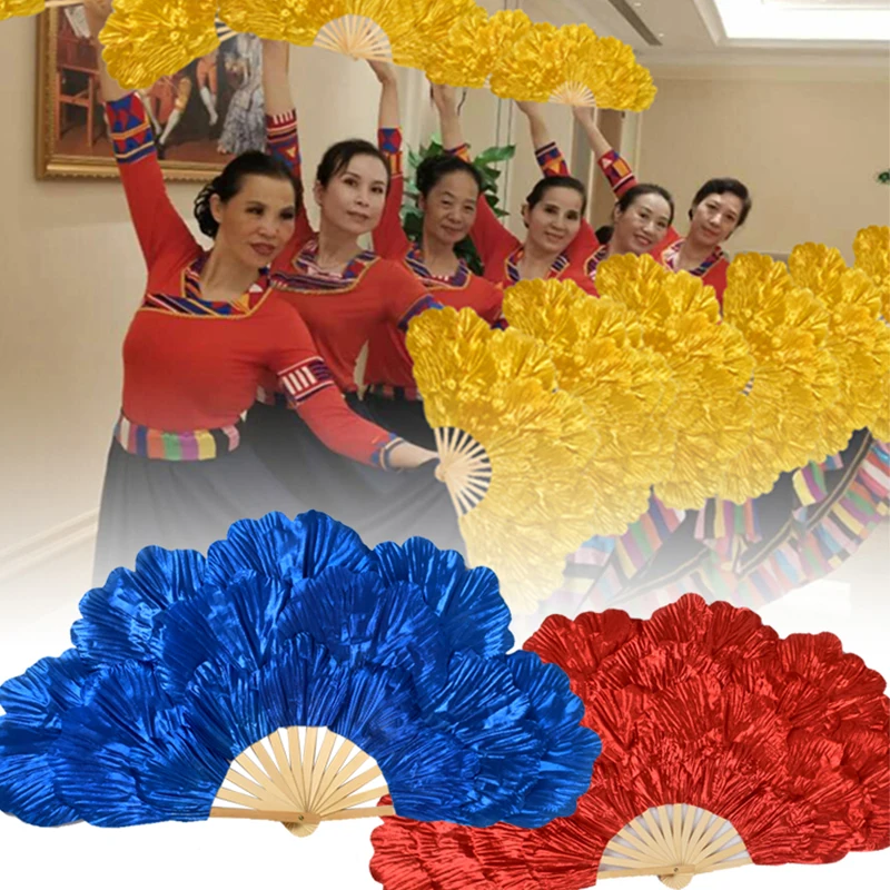 Chinese Style Dance Fan Peony Petal Dance Fan Stage Performance Props ...