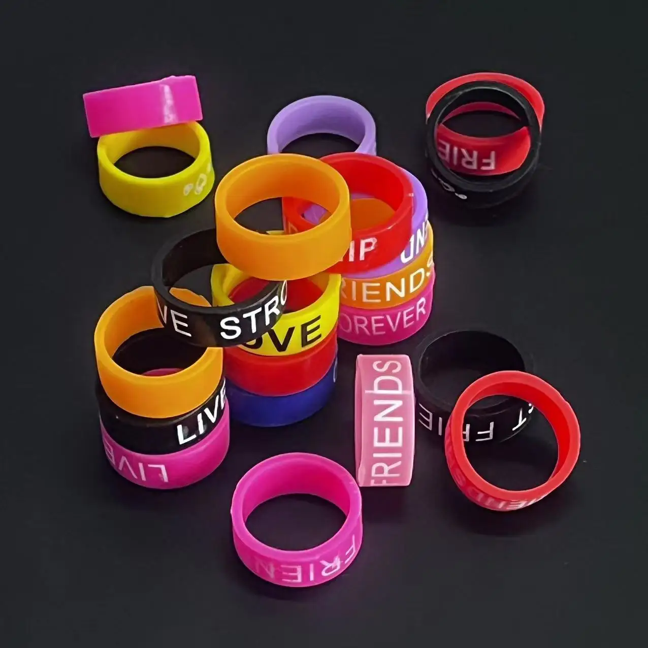 10pcs/set 18mm Silicone O-shaped Ring Anti-Skid Ring Slingshot Handle ...