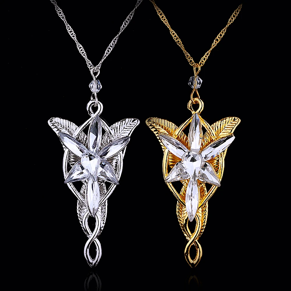 Fashion Lord of The Rings Elf Princess Twilight Star Necklace Delicate ...